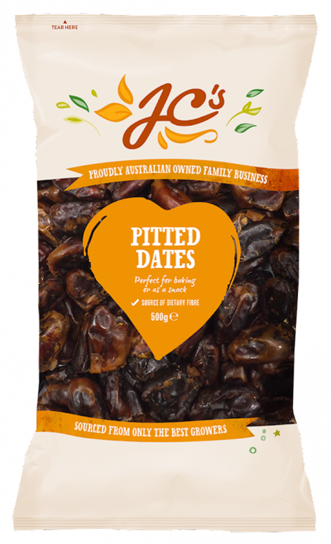PITTED DATES 500G JC'S - Three Brothers Fresh